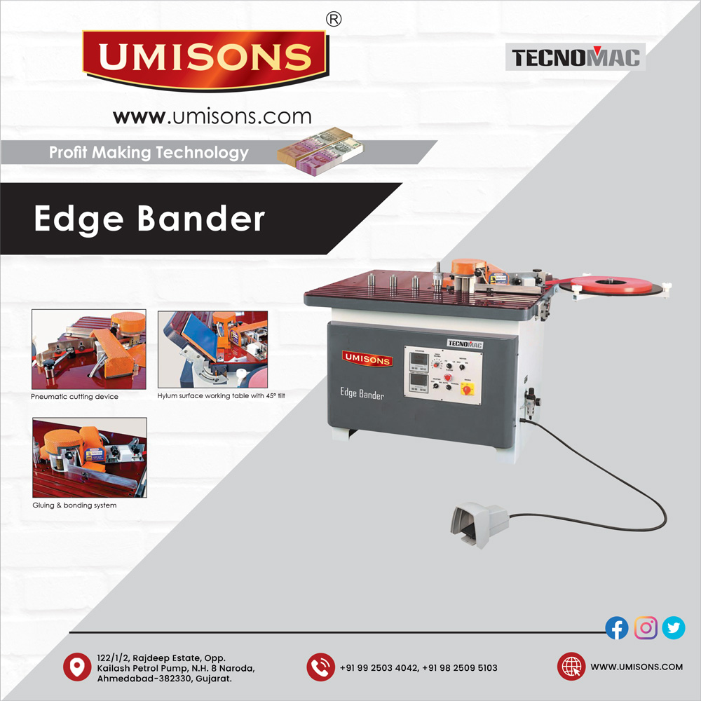 Edge Bander Machine Manufacturer in Ahmedabad, India